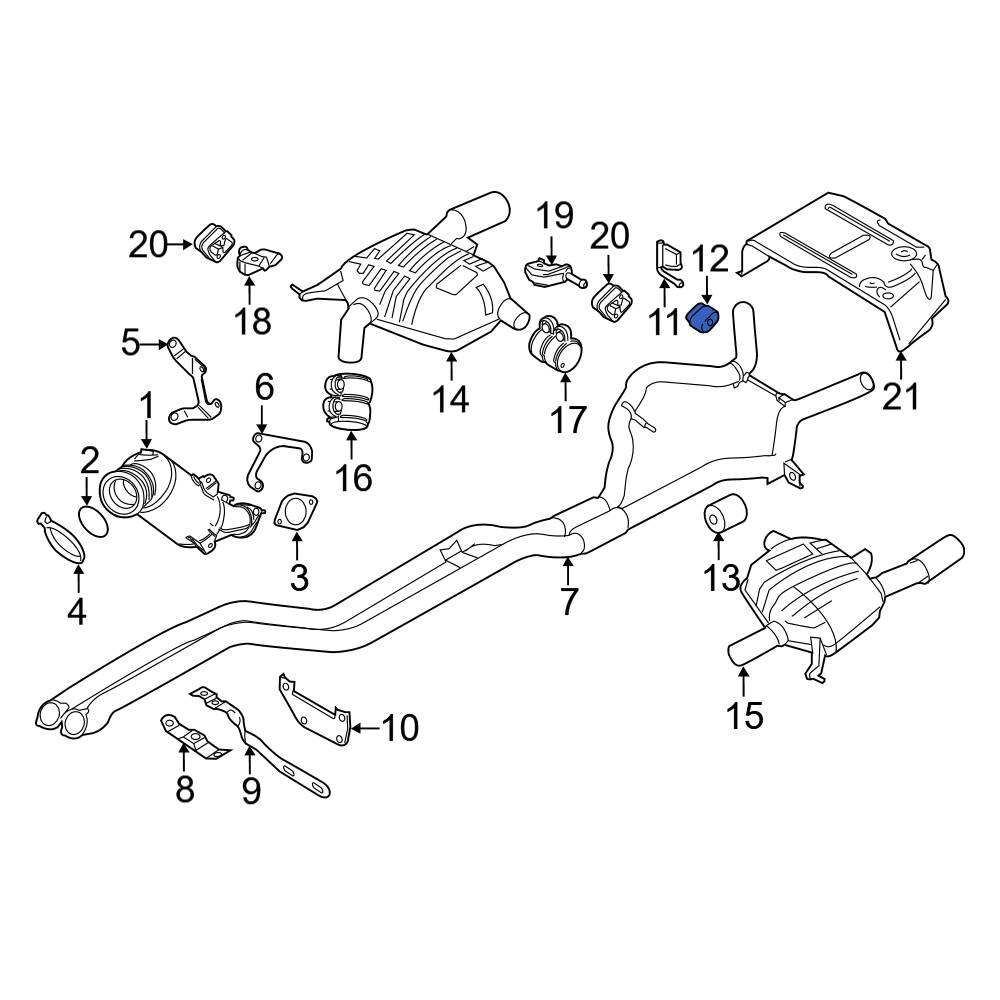 BMW OE 18307633092 - Exhaust System Hanger