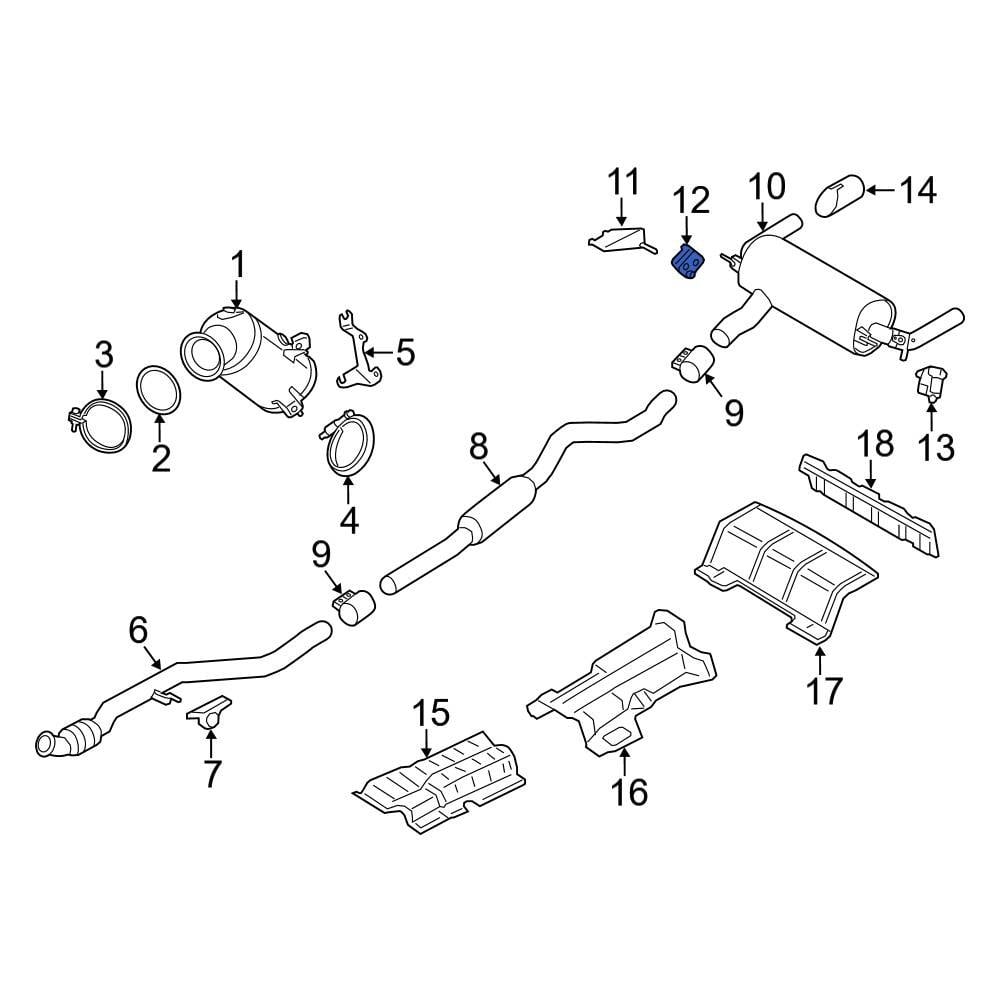 BMW OE 18307633092 - Exhaust System Hanger