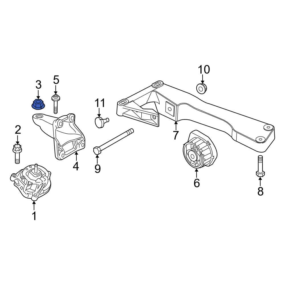 BMW OE 07119904670 - Engine Mount Nut