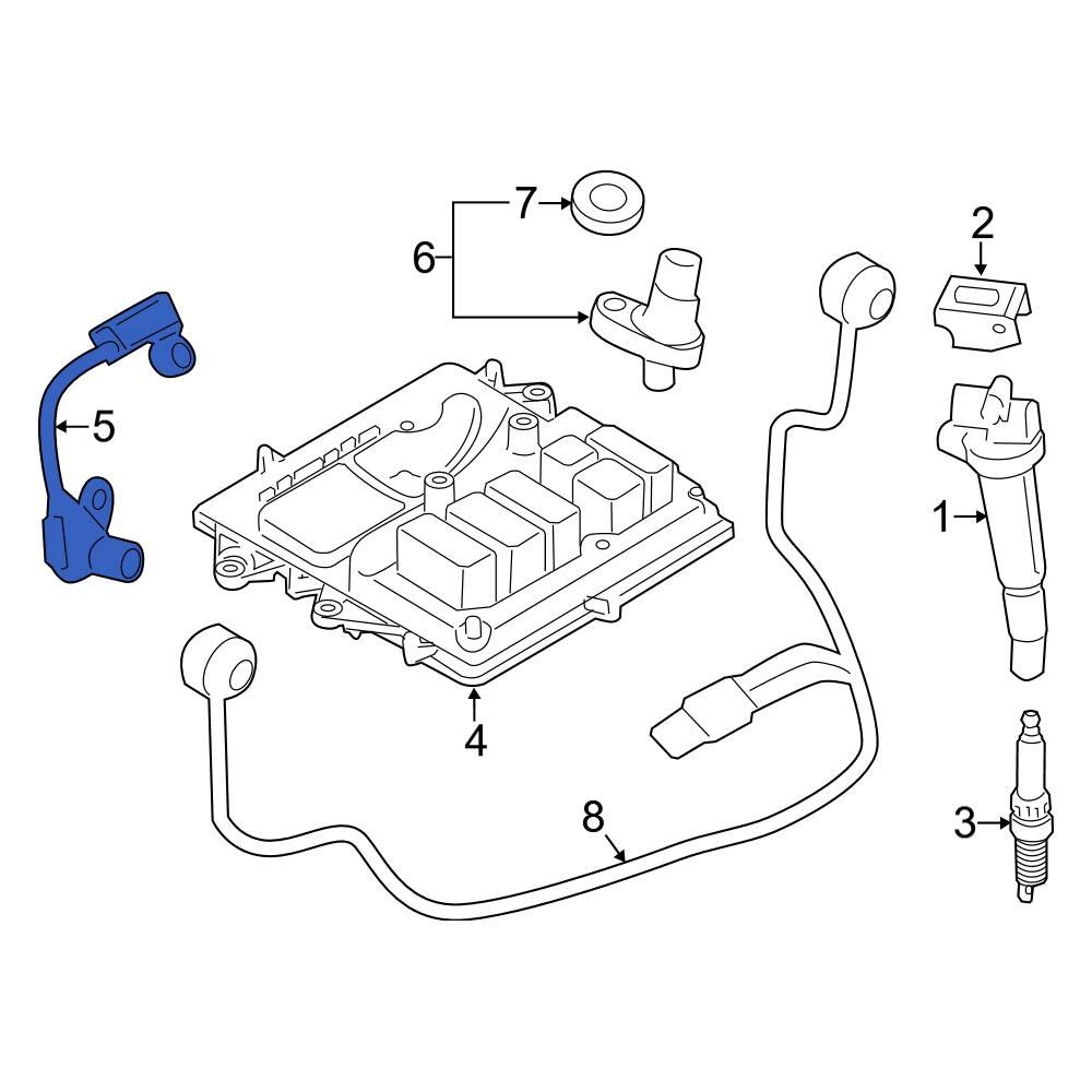 BMW OE 13627582842 - Engine Crankshaft Position Sensor