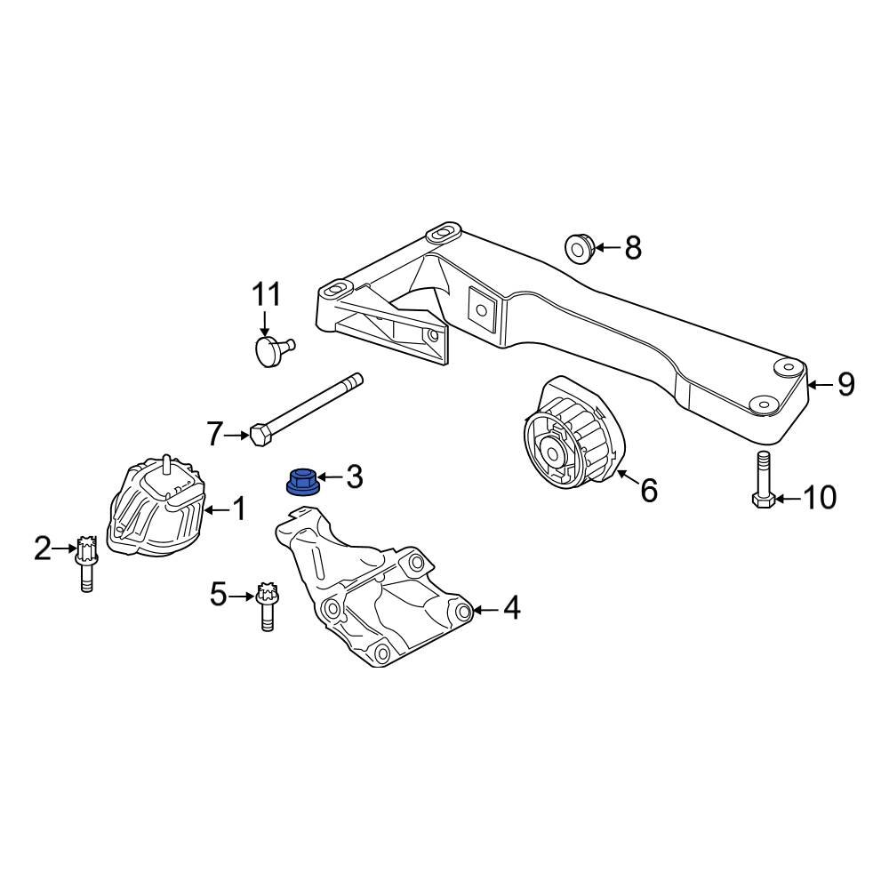 BMW OE 07119904670 - Engine Mount Nut