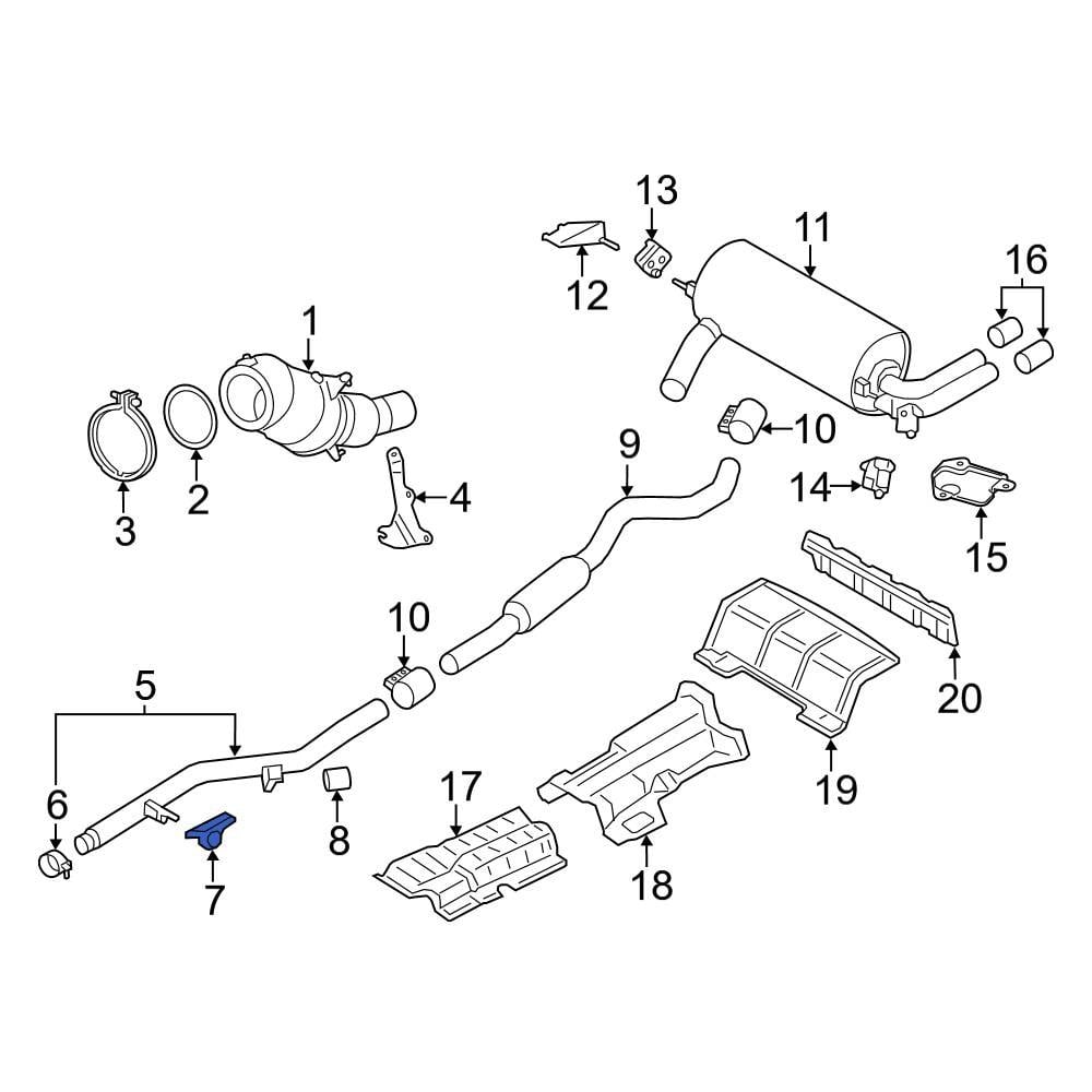 BMW OE 18307633092 - Exhaust System Hanger