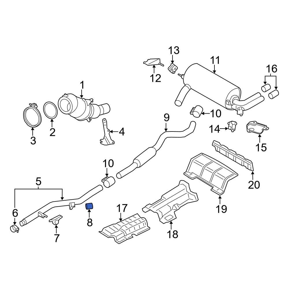 BMW OE 18307633092 - Exhaust System Hanger