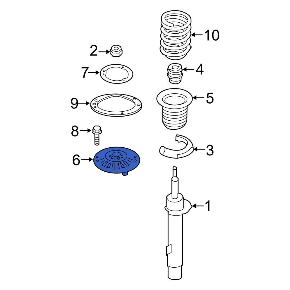 BMW OE 31302284702 - Front Suspension Strut Mount