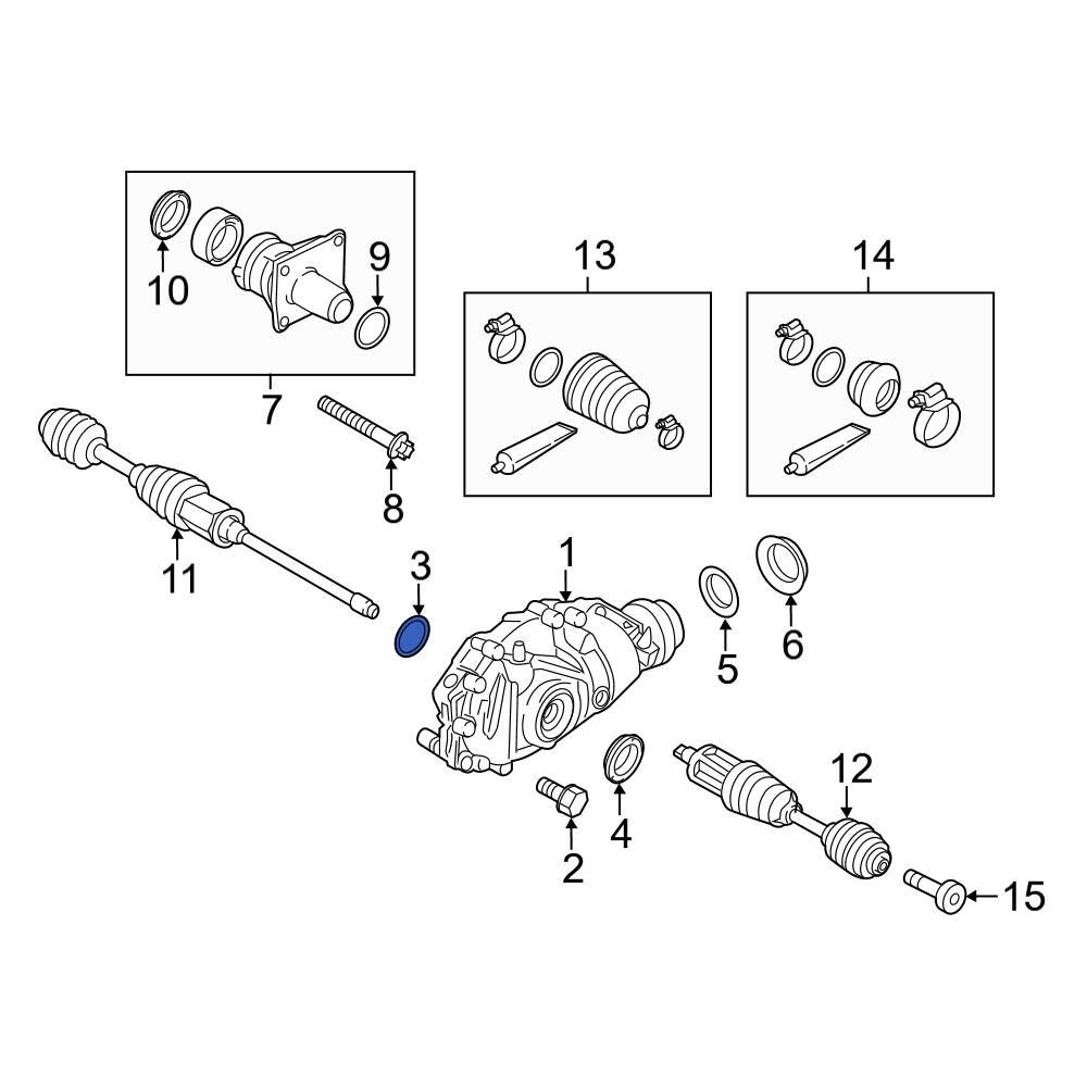 BMW OE 31511213527 - CV Joint O-Ring