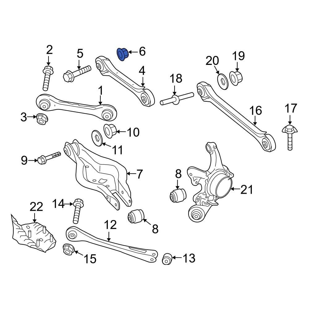 BMW OE 33326760668 - Upper Suspension Strut Nut