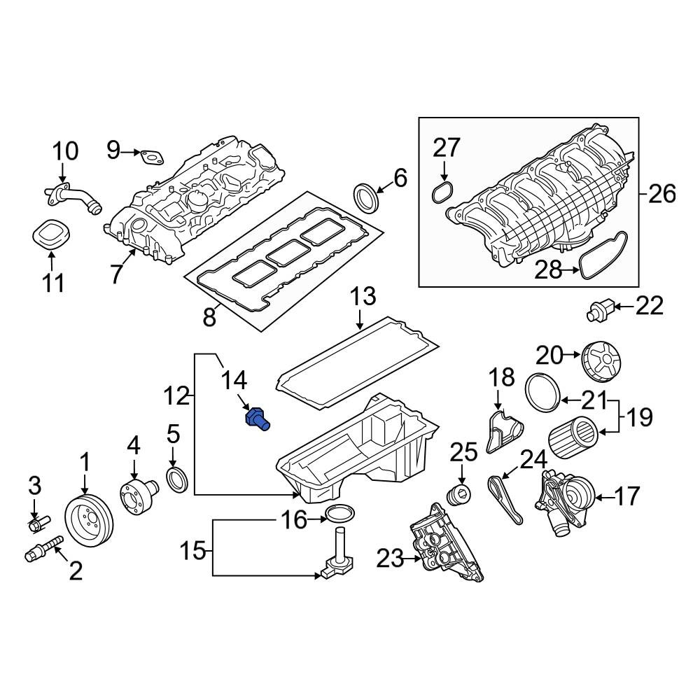 BMW OE 11117849396 - Engine Oil Drain Plug