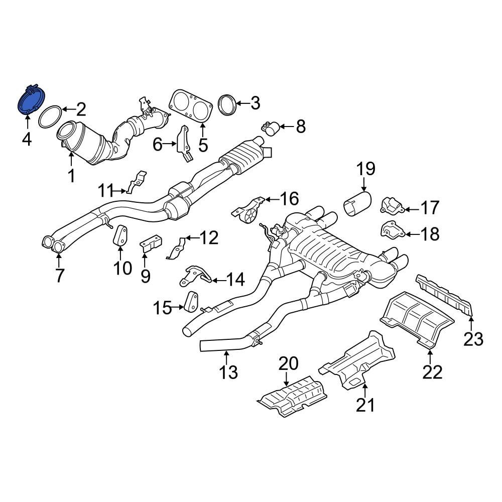 BMW OE 11658585233 - Catalytic Converter Clamp