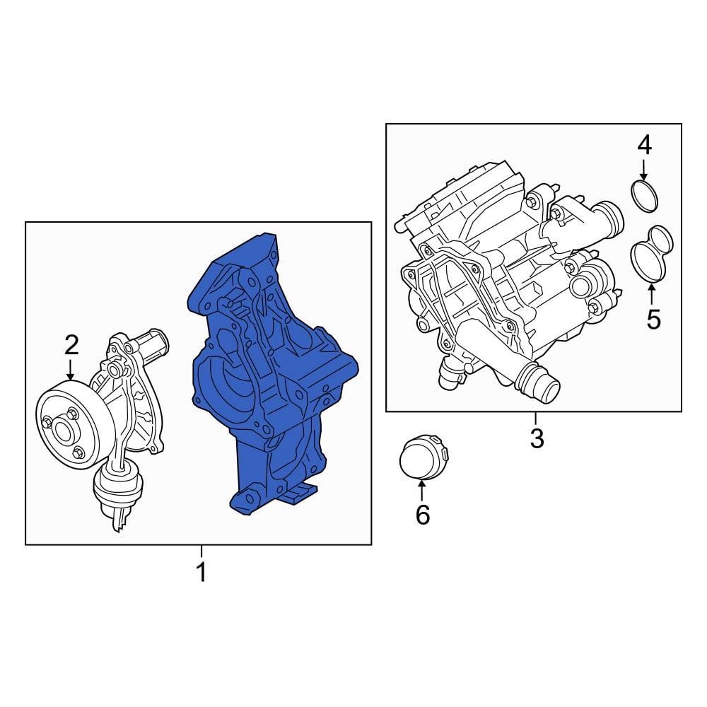 BMW OE 11517644809 - Engine Water Pump