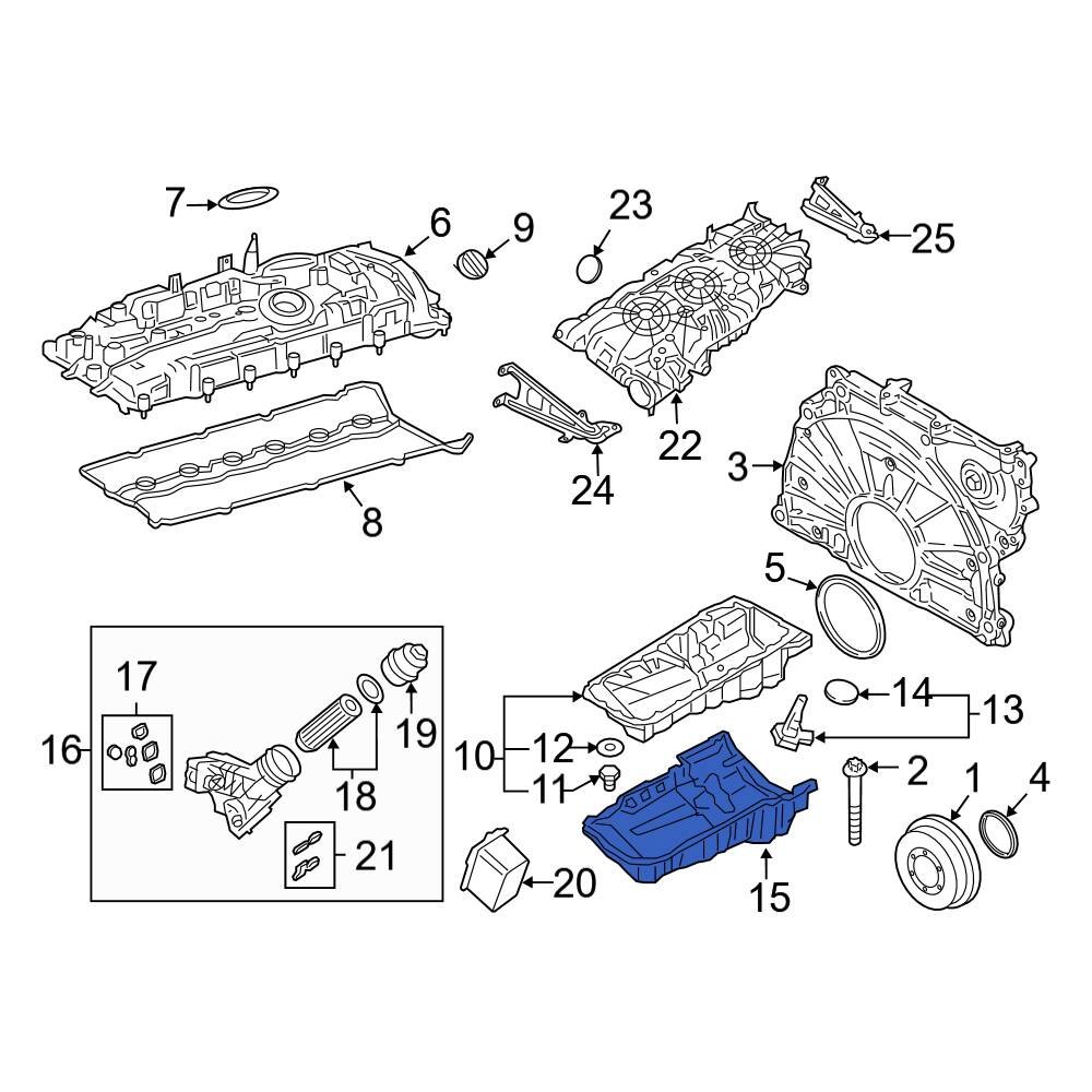 BMW OE 11428488578 - Engine Oil Filter Housing