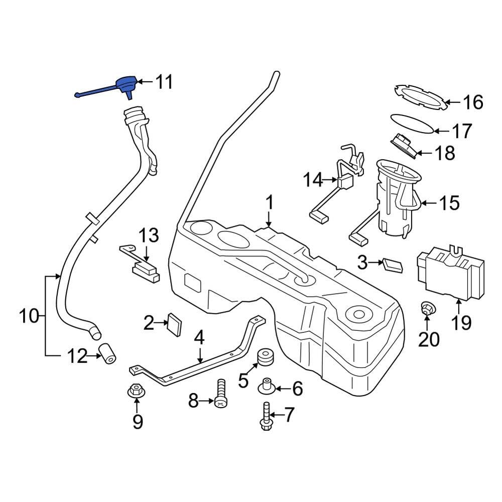BMW OE 16117222391 - Fuel Tank Cap