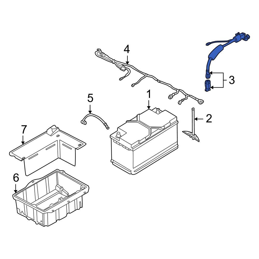BMW OE 61126908139 - Battery Cable Terminal End