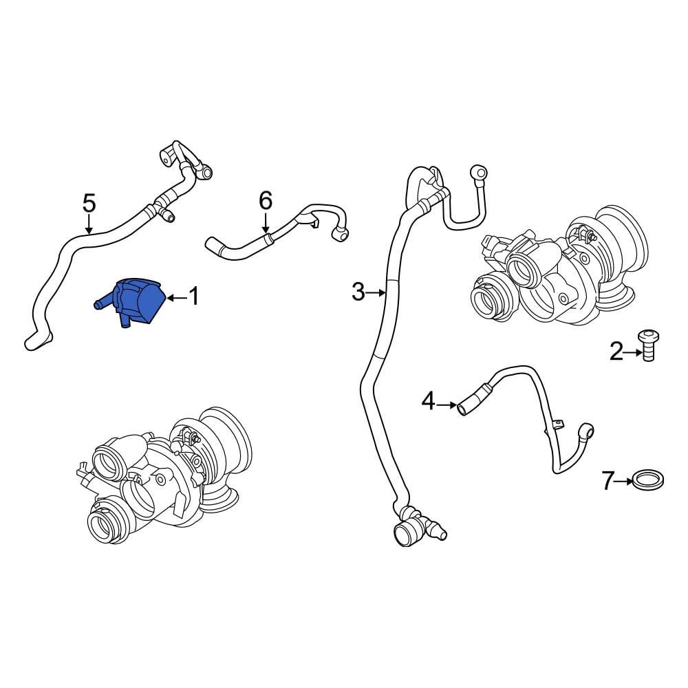 BMW OE 11517584088 - Engine Auxiliary Water Pump