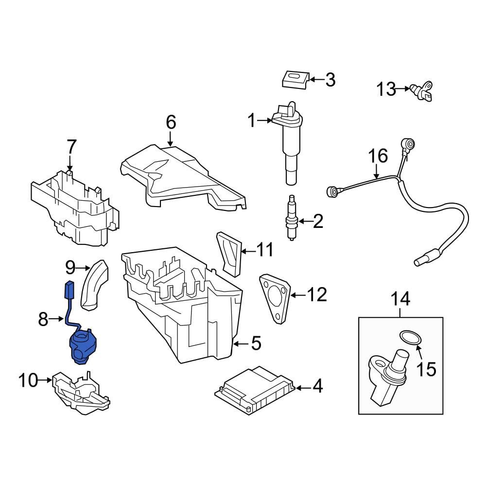 BMW OE 12901438023 - Fuse Box Blower Motor