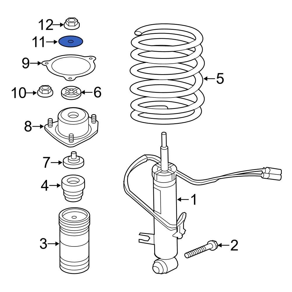 BMW OE 33526862139 - Suspension Shock Absorber Mount Washer