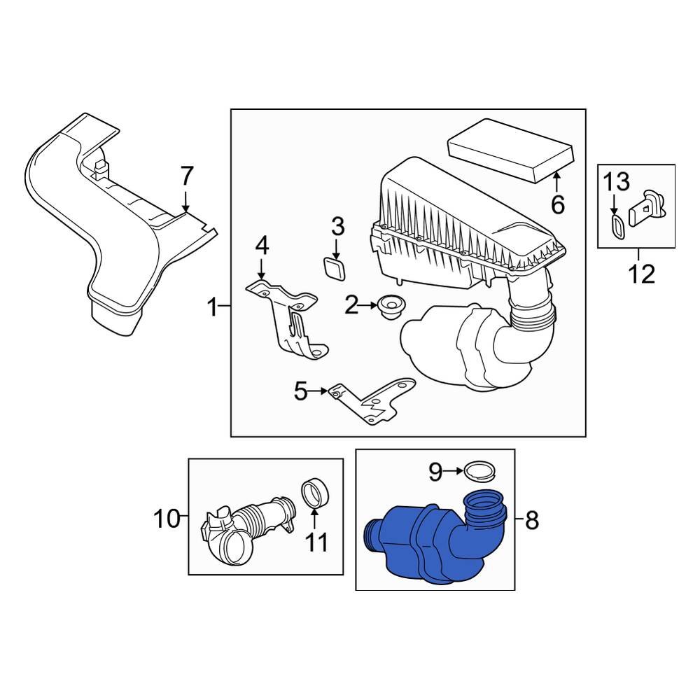 BMW OE 13718603094 - Engine Air Intake Hose