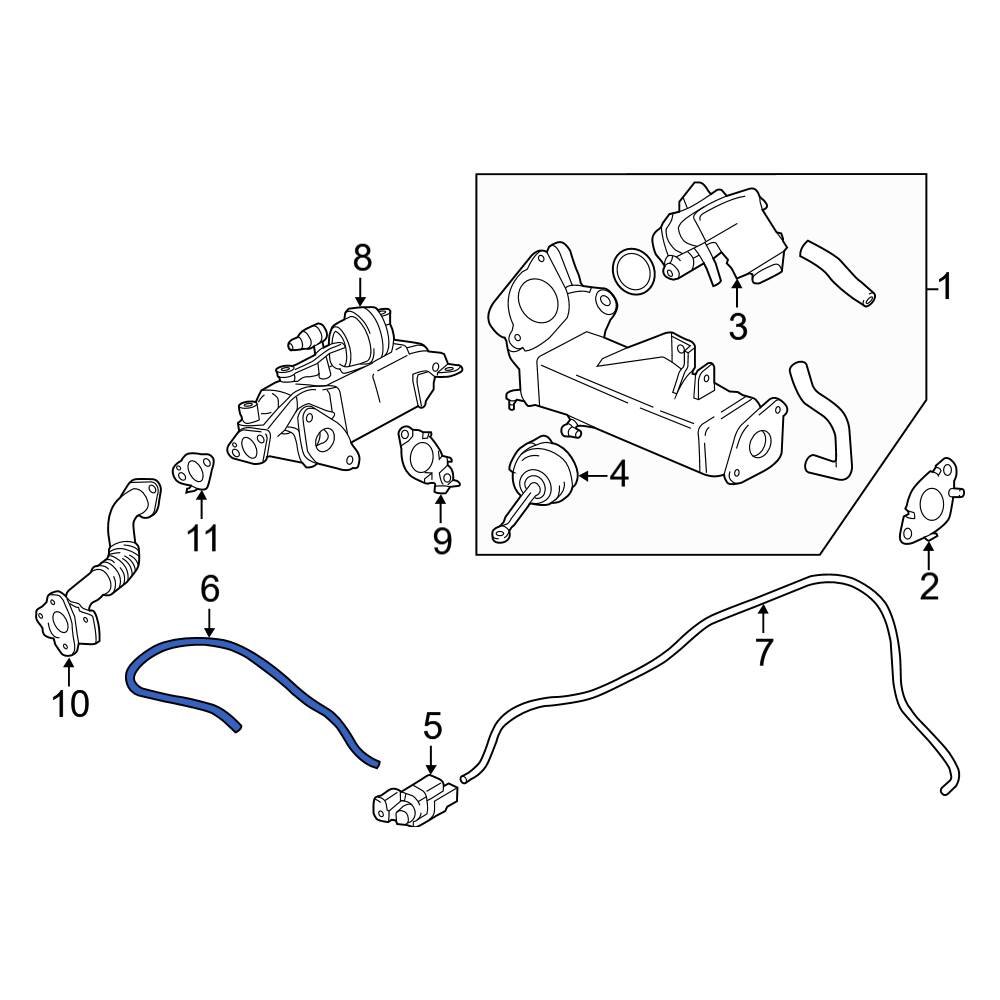 BMW OE 11657796857 - Vacuum Hose