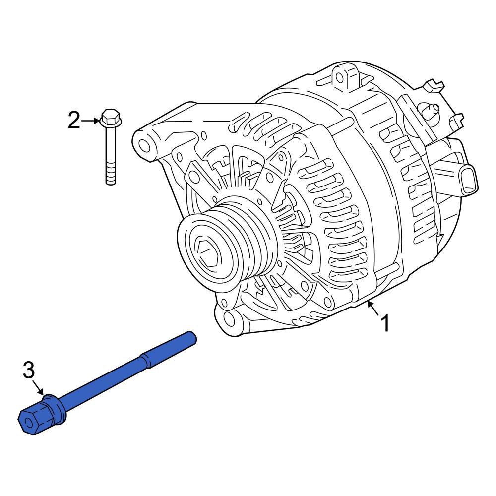 BMW OE 12319908092 - Alternator Bracket Bolt