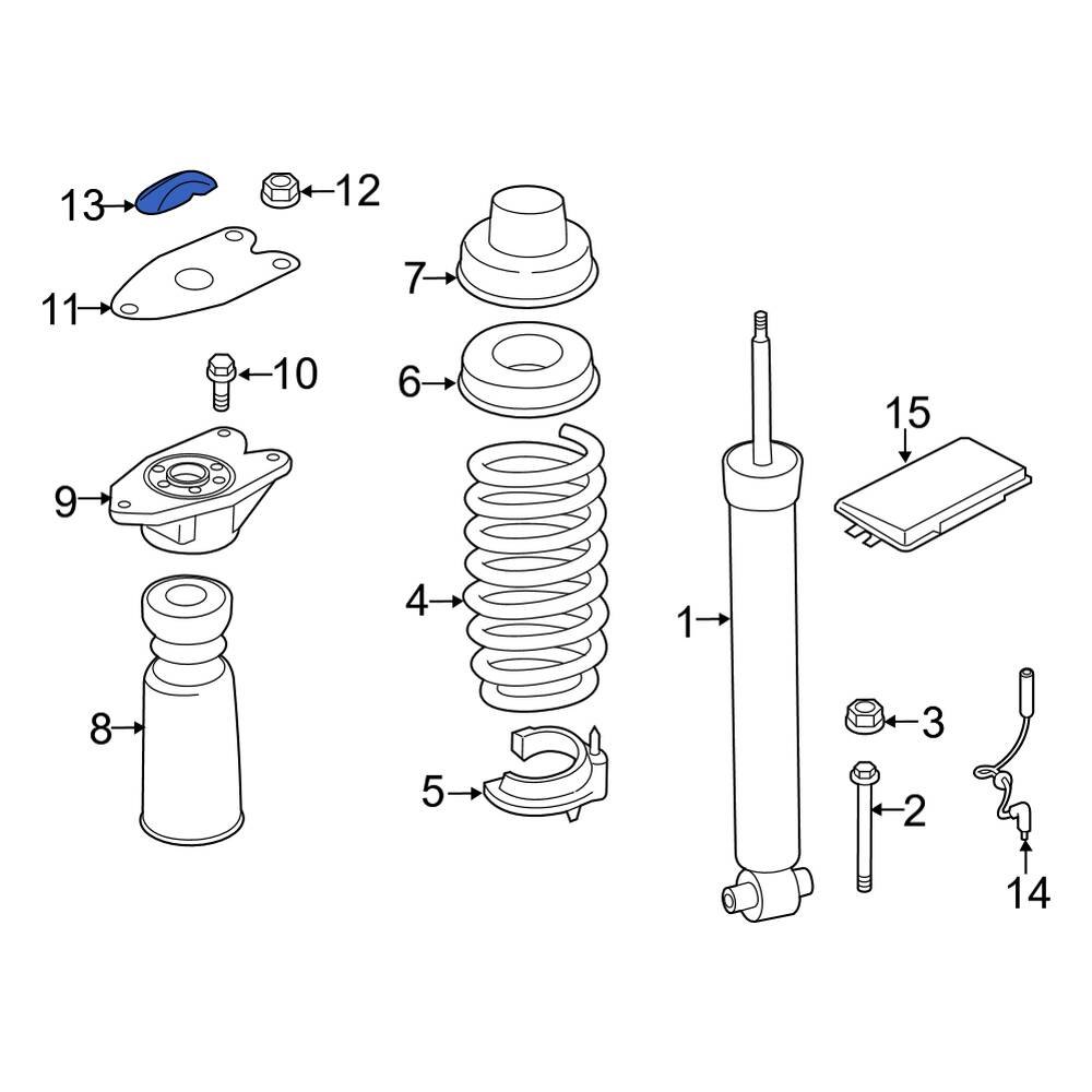 BMW OE 33506863445 - Suspension Shock Absorber Mount Cap