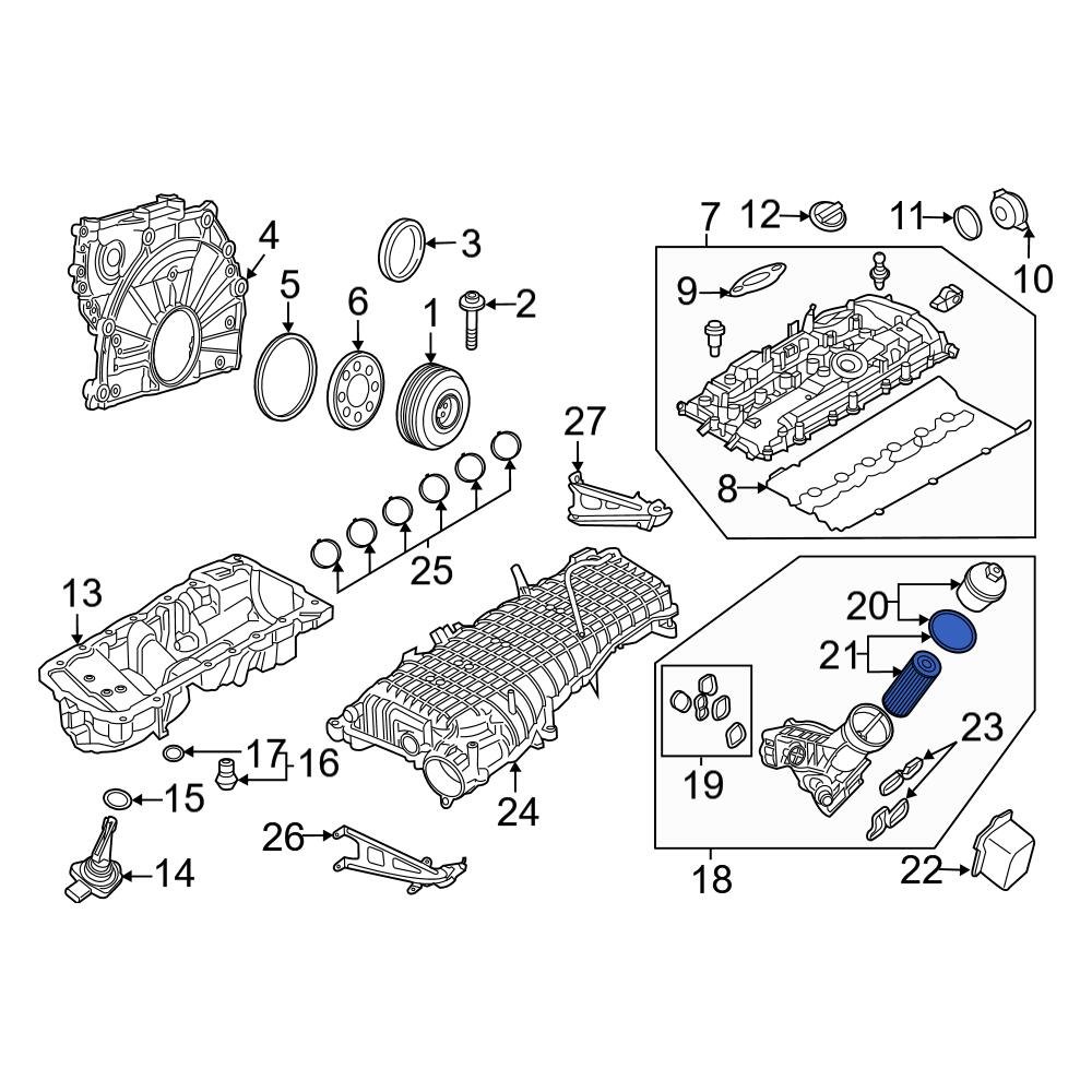 BMW OE 11427826799 - Engine Oil Filter Element