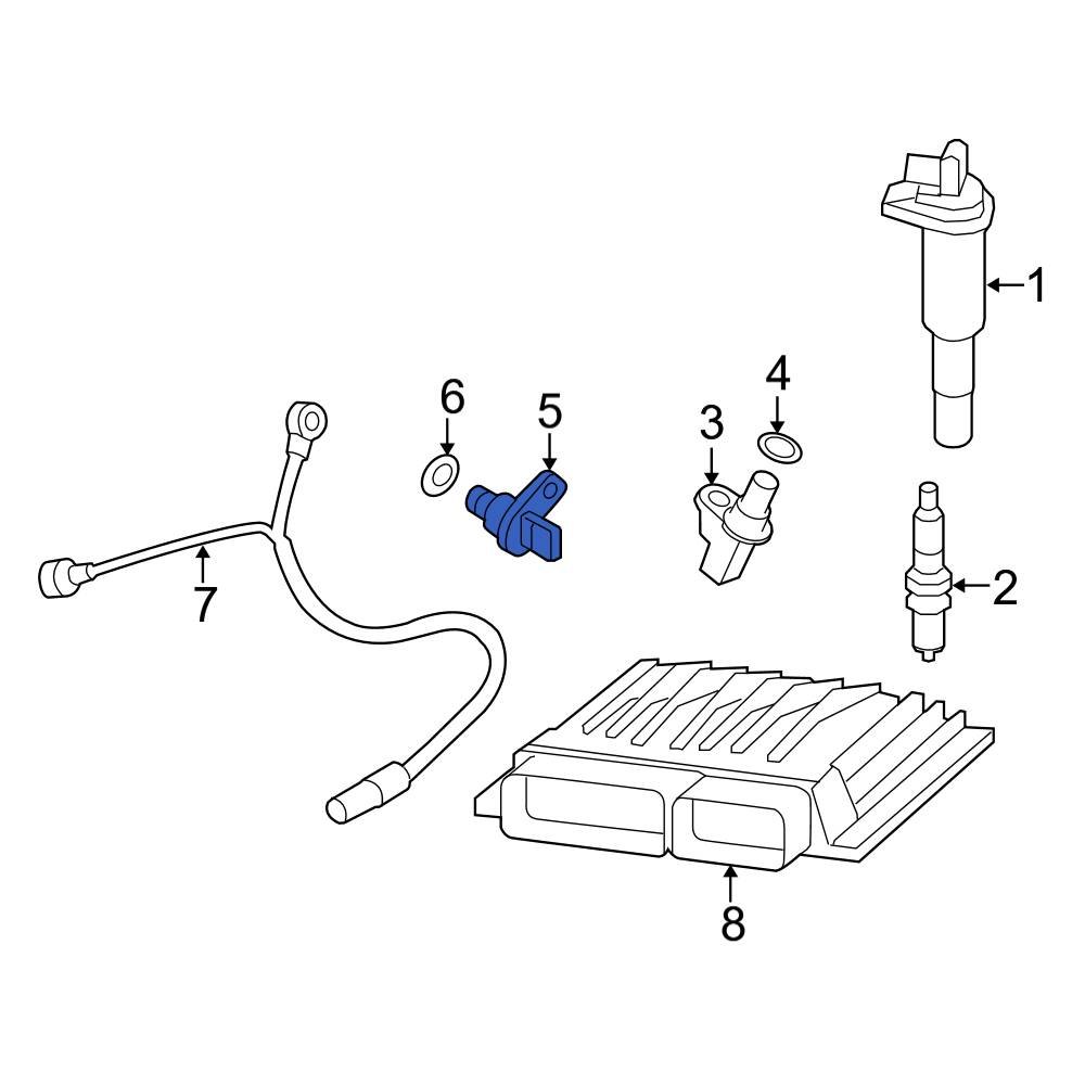 BMW OE 13627582842 - Engine Crankshaft Position Sensor