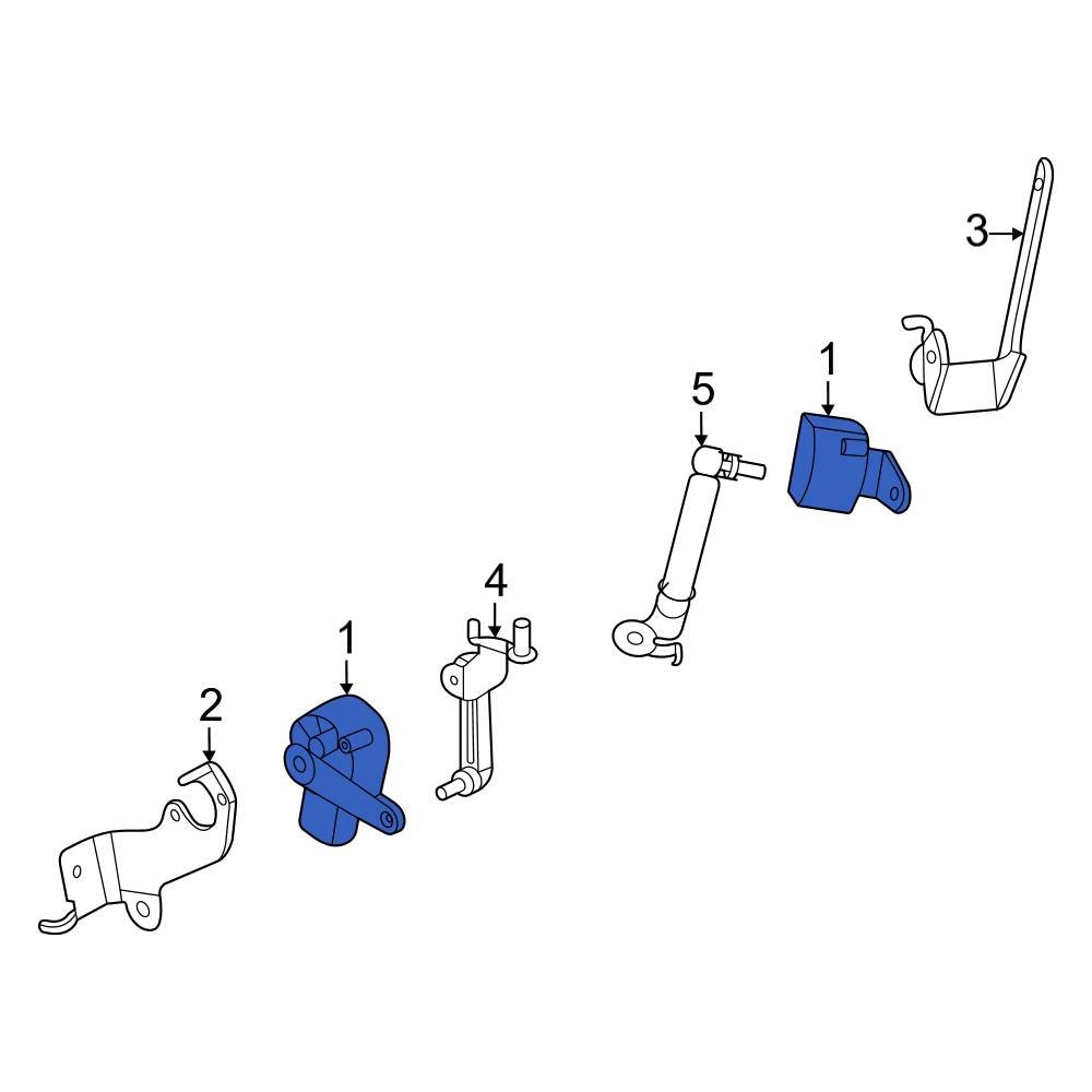 BMW OE 37146870200 - Rear Headlight Level Sensor