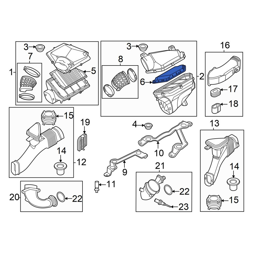 BMW OE 13718482641 - Engine Air Filter