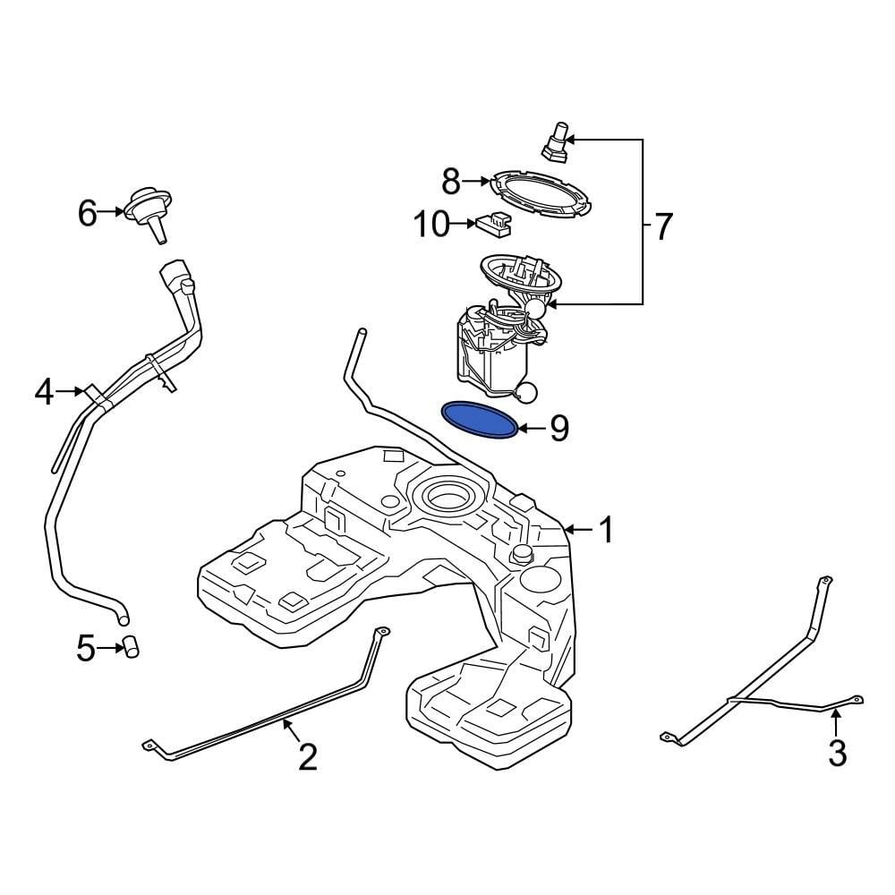 BMW OE 16117216523 - Fuel Pump Tank Seal