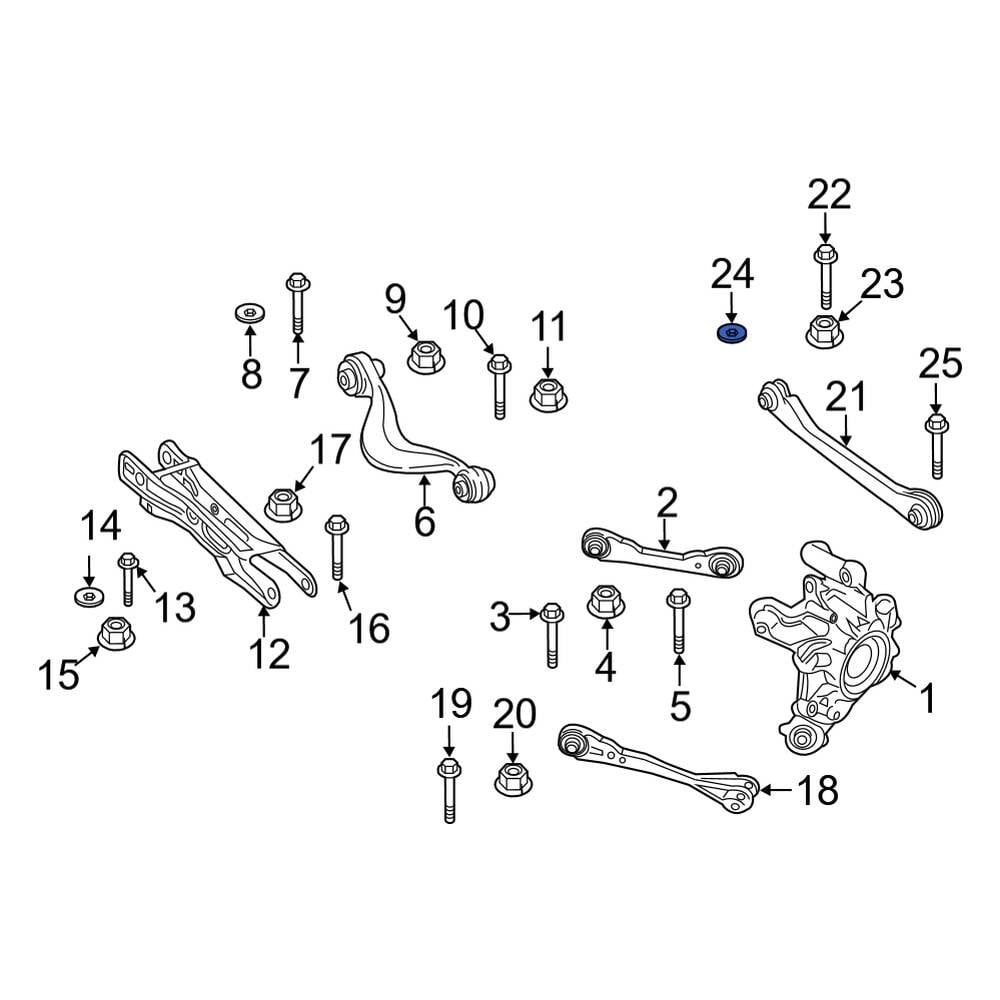 BMW OE 33306786187 - Rear Alignment Camber Adjusting Eccentric