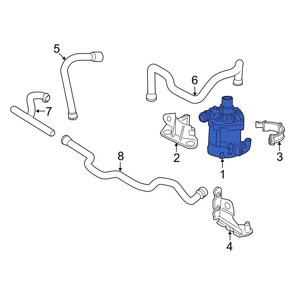 BMW OE 11517584088 - Engine Auxiliary Water Pump