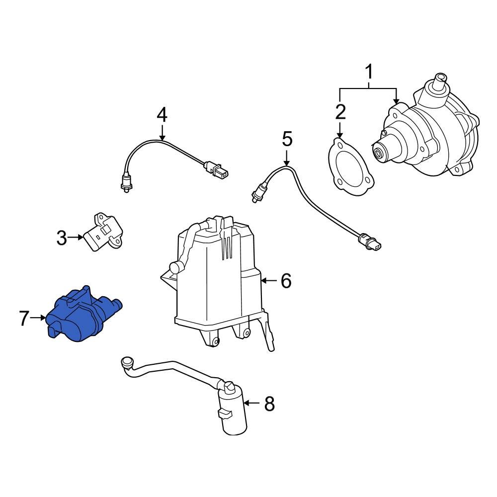 BMW OE 16137193479 - Evaporative Emissions System Leak Detection Pump