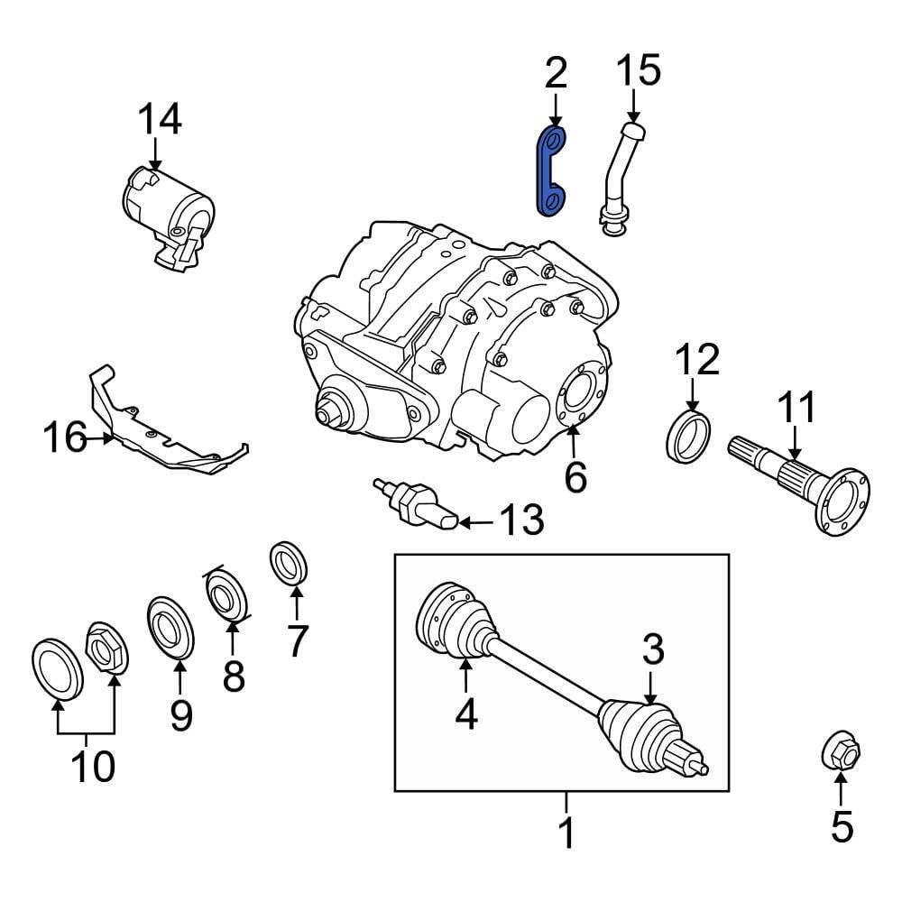 BMW OE 33207572717 - Rear CV Axle Retainer Plate