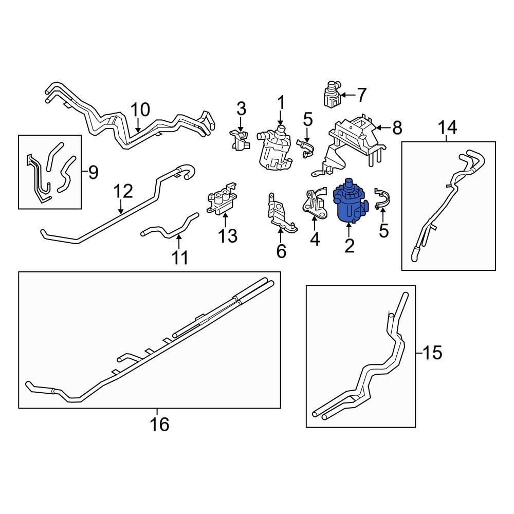 BMW OE 11517584088 - Engine Auxiliary Water Pump