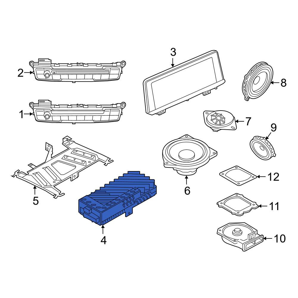 BMW OE 65122622758 - Radio Amplifier