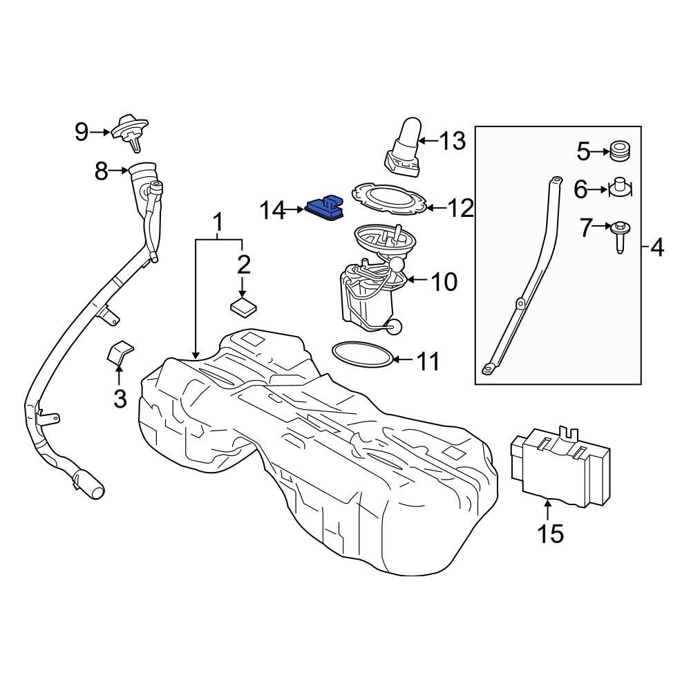 BMW OE 16138485646 - Fuel Temperature Sensor