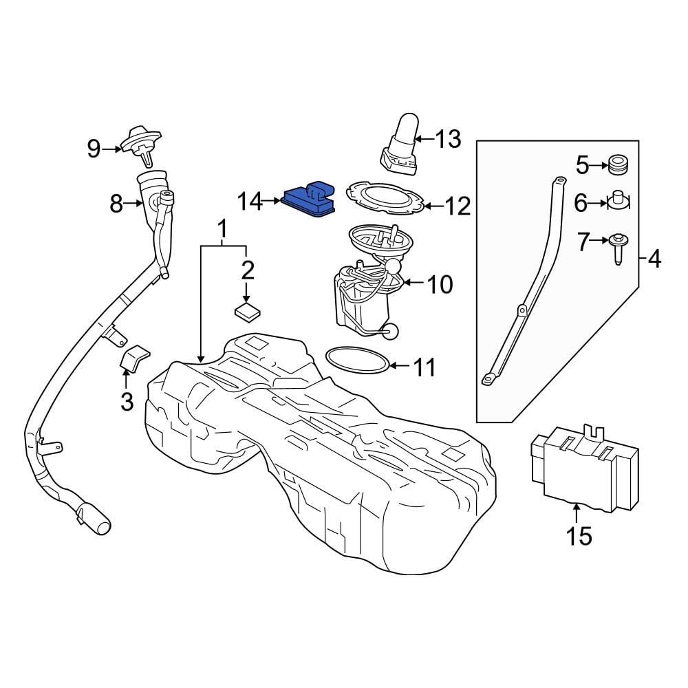 BMW OE 16138485646 - Fuel Temperature Sensor