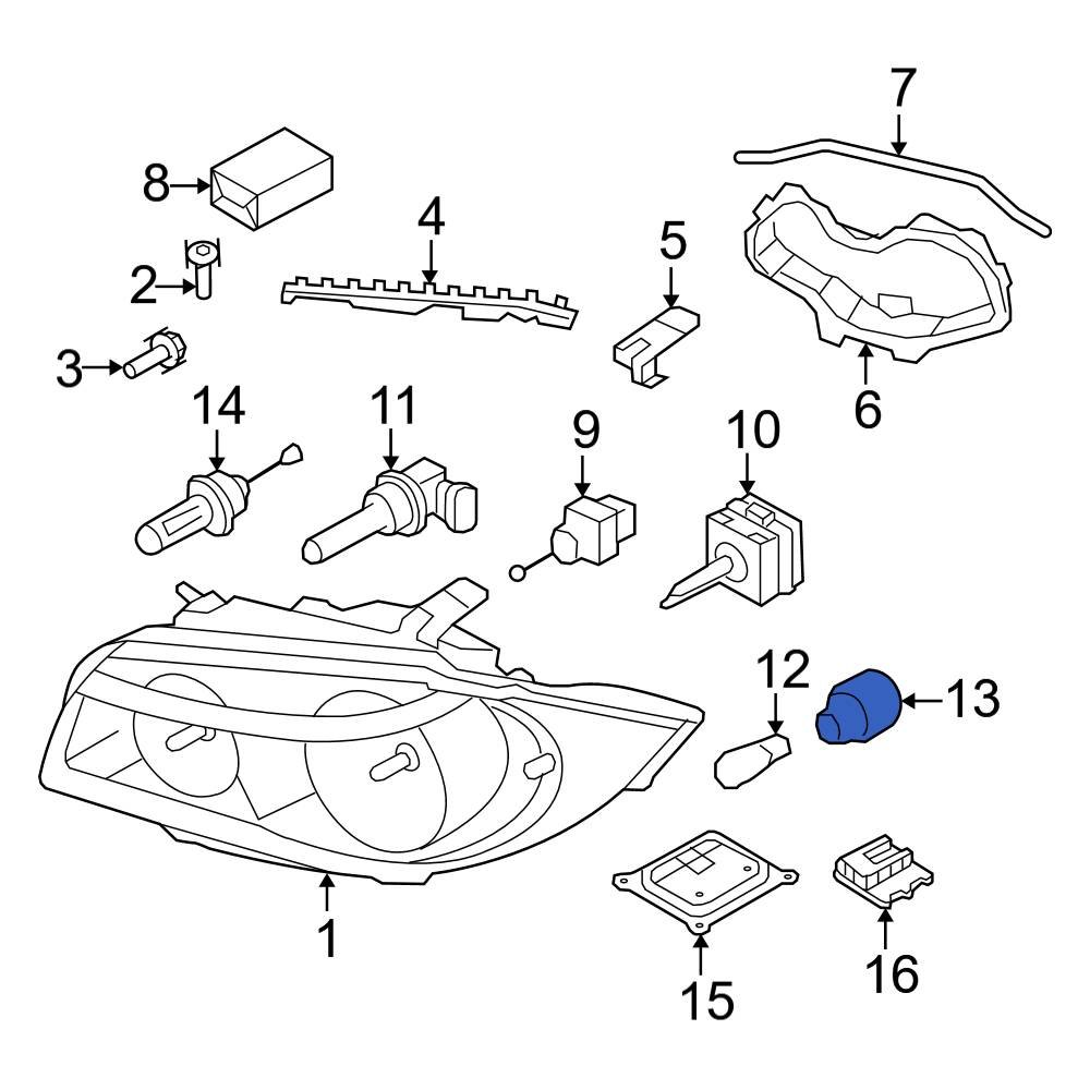 BMW OE 63126940665 - Front Turn Signal Light Socket