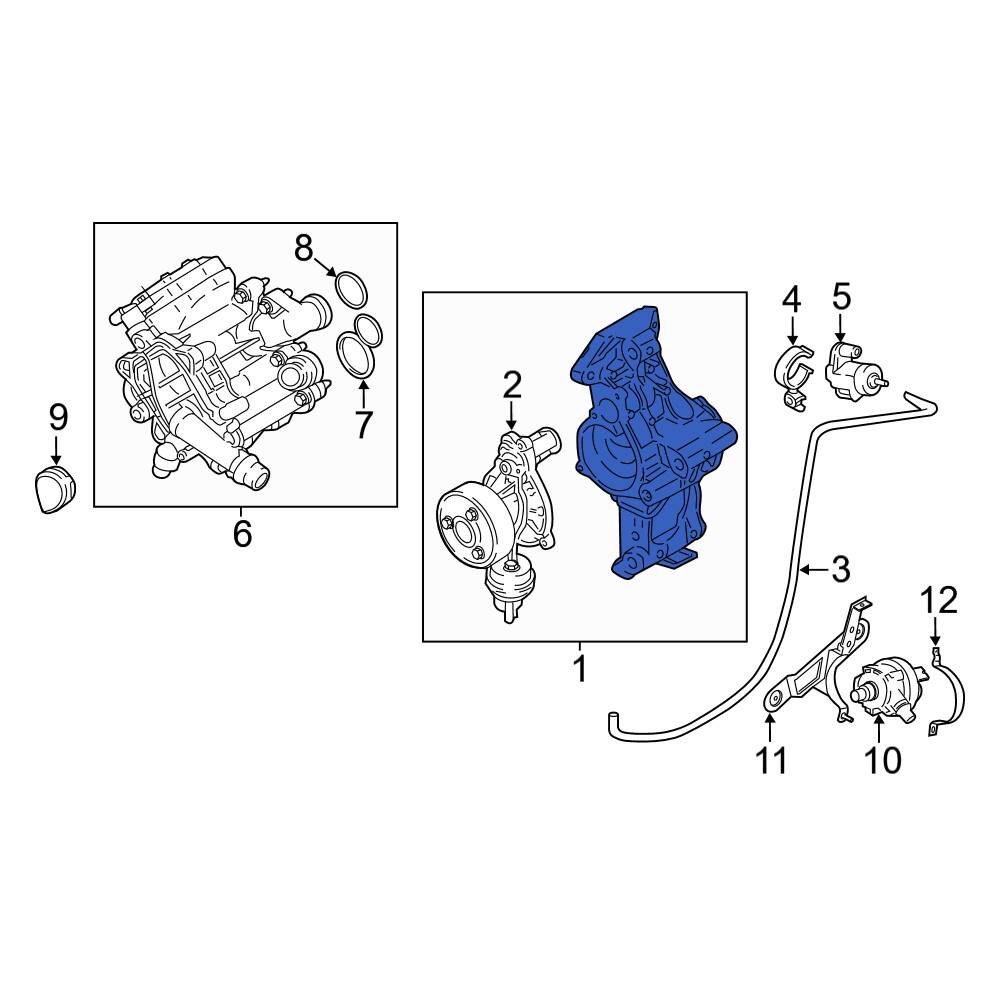 BMW OE 11517644809 - Engine Water Pump