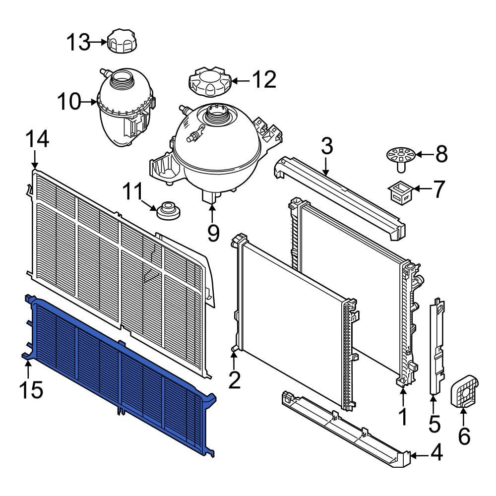 BMW OE 11538650983 - Engine Coolant Bypass Hose