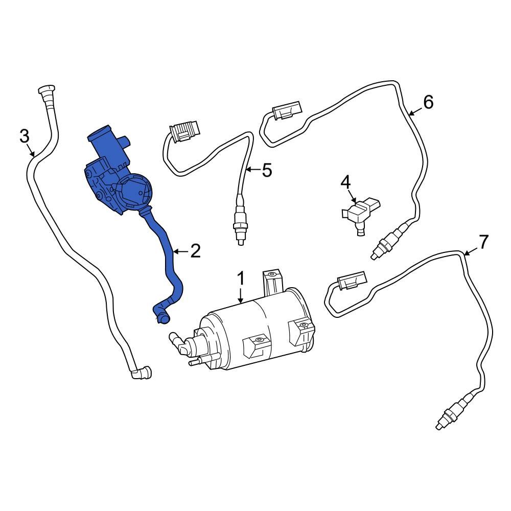 BMW OE 16137404081 - Vapor Canister Vent Solenoid