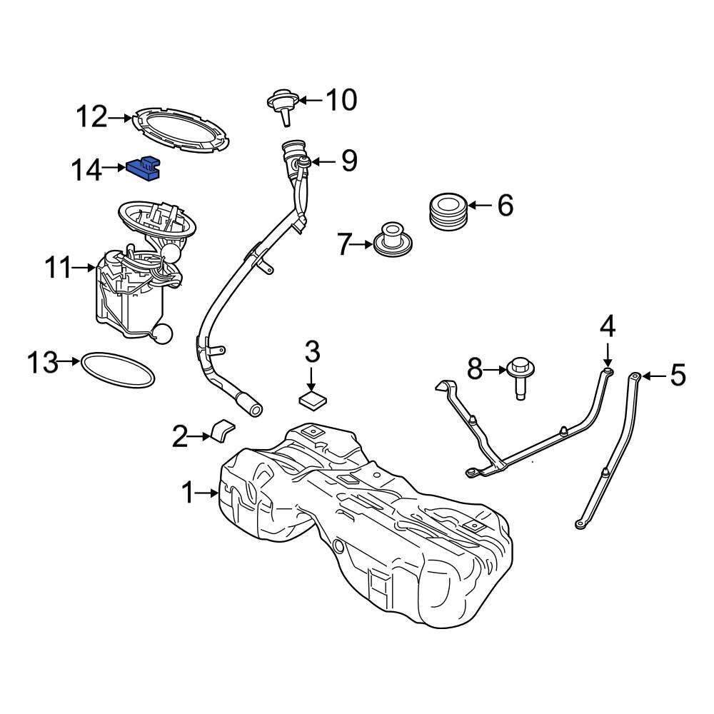 BMW OE 16138485646 - Fuel Temperature Sensor