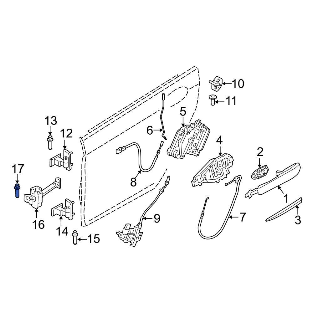 BMW OE 07147248303 - Door Check Bolt