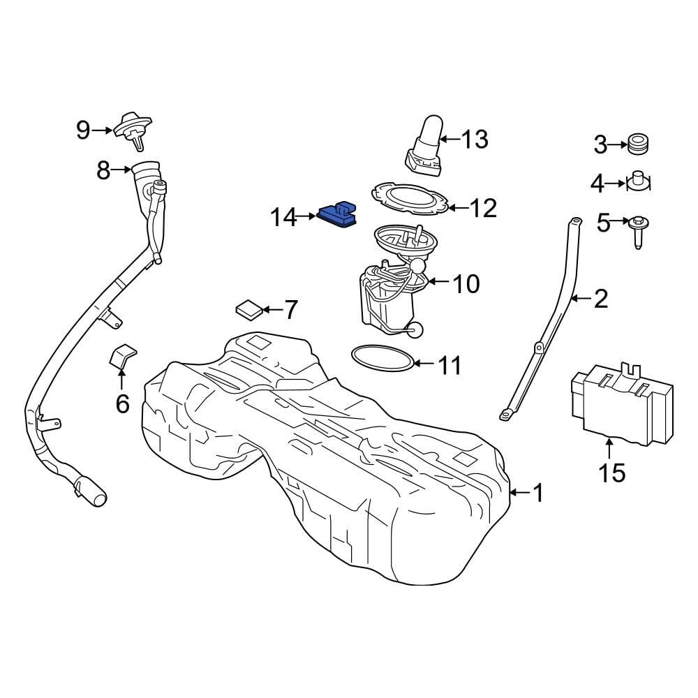 BMW OE 16138485646 - Fuel Temperature Sensor