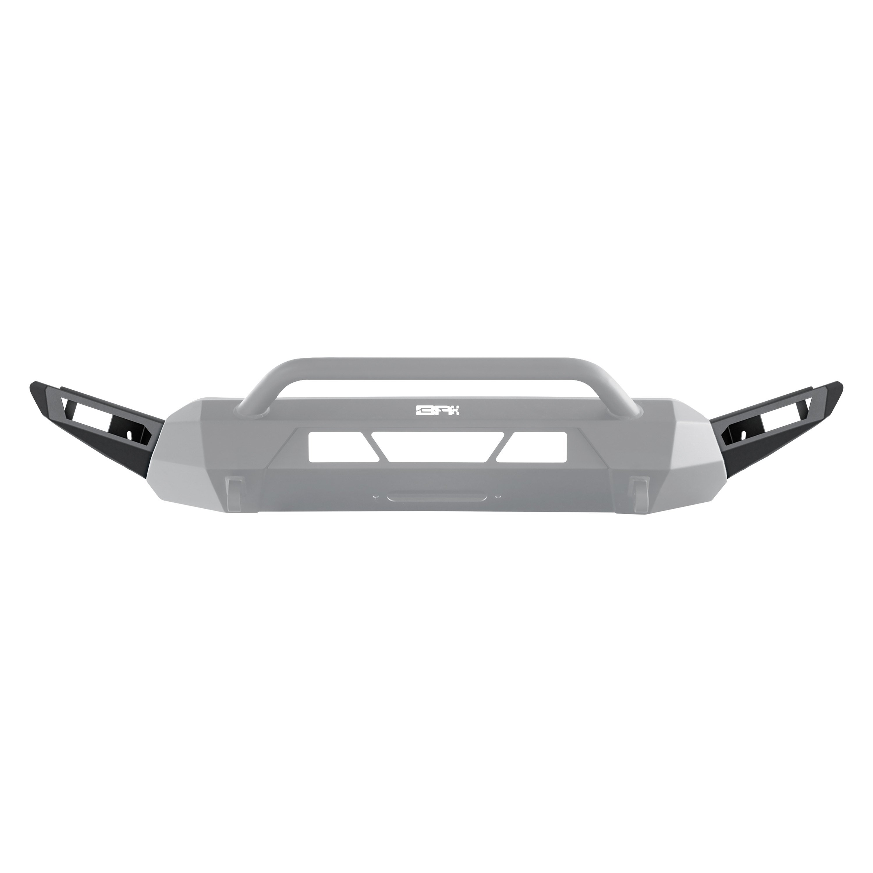 Body Armor 4x4® TC-19339W - Hiline Black Powder Coated Bumper Wings