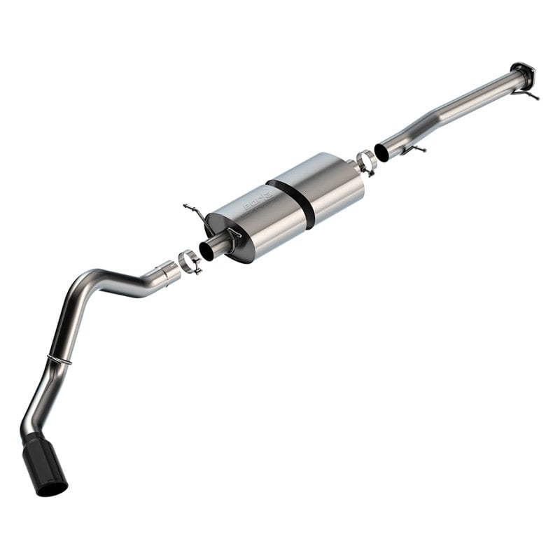 Borla® 140833BC - S-Type™ 304 SS Cat-Back Exhaust System with Single ...