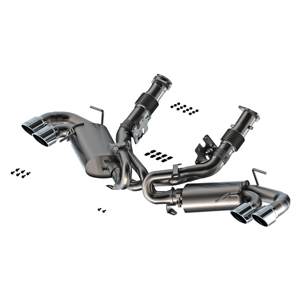 Borla® 140840 - S-Type™ 304 SS Cat-Back Exhaust System with Quad Rear Exit