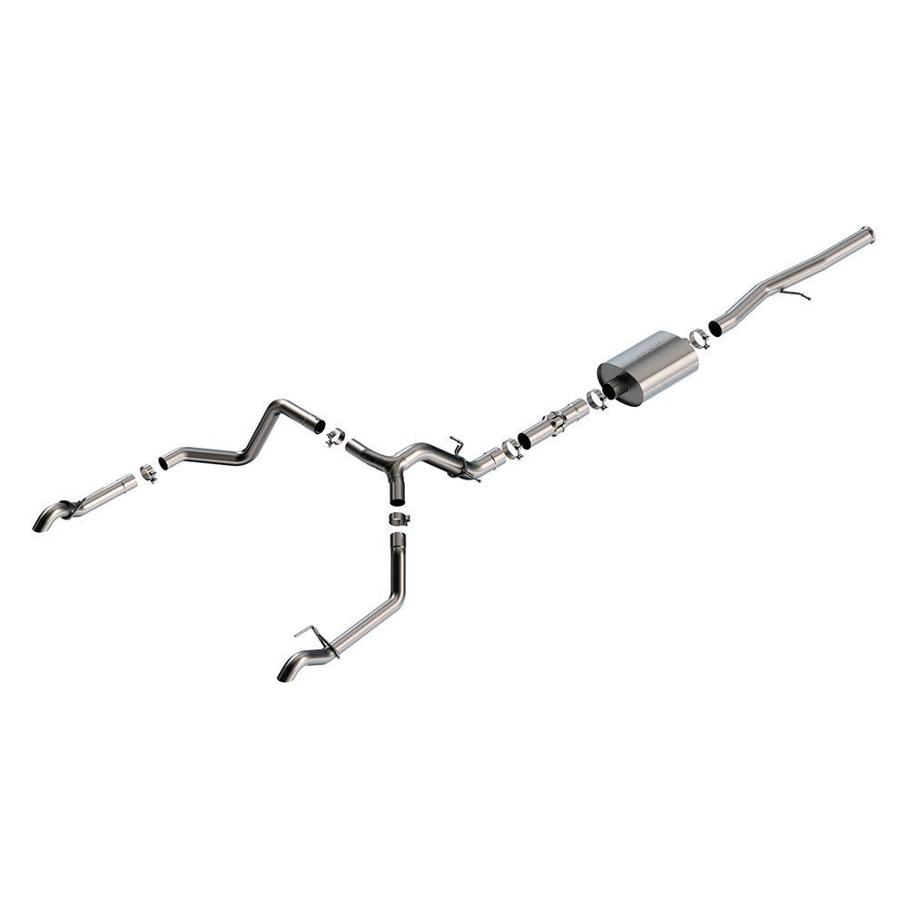 Borla® 140915 - ATAK™ 304 SS Cat-Back Exhaust System with Split Rear Exit