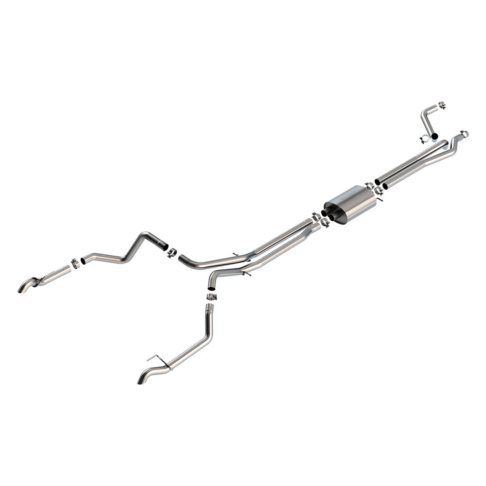 Borla® 140916 - S-Type™ 304 SS True Dual Cat-Back Exhaust System with ...