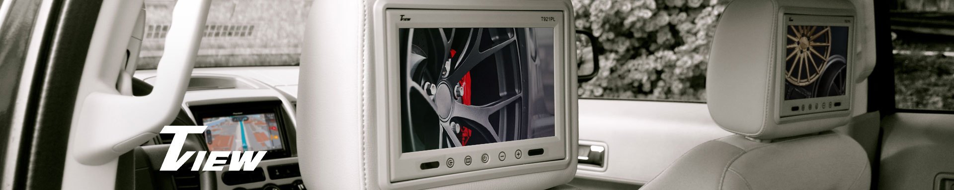 TView™ - Car Monitors & DVD Players, Headrest, Flip Down, In Dash