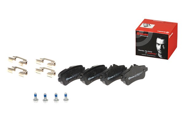 Brembo® P50099 - Premium Low-Met OE Equivalent Rear Brake Pads